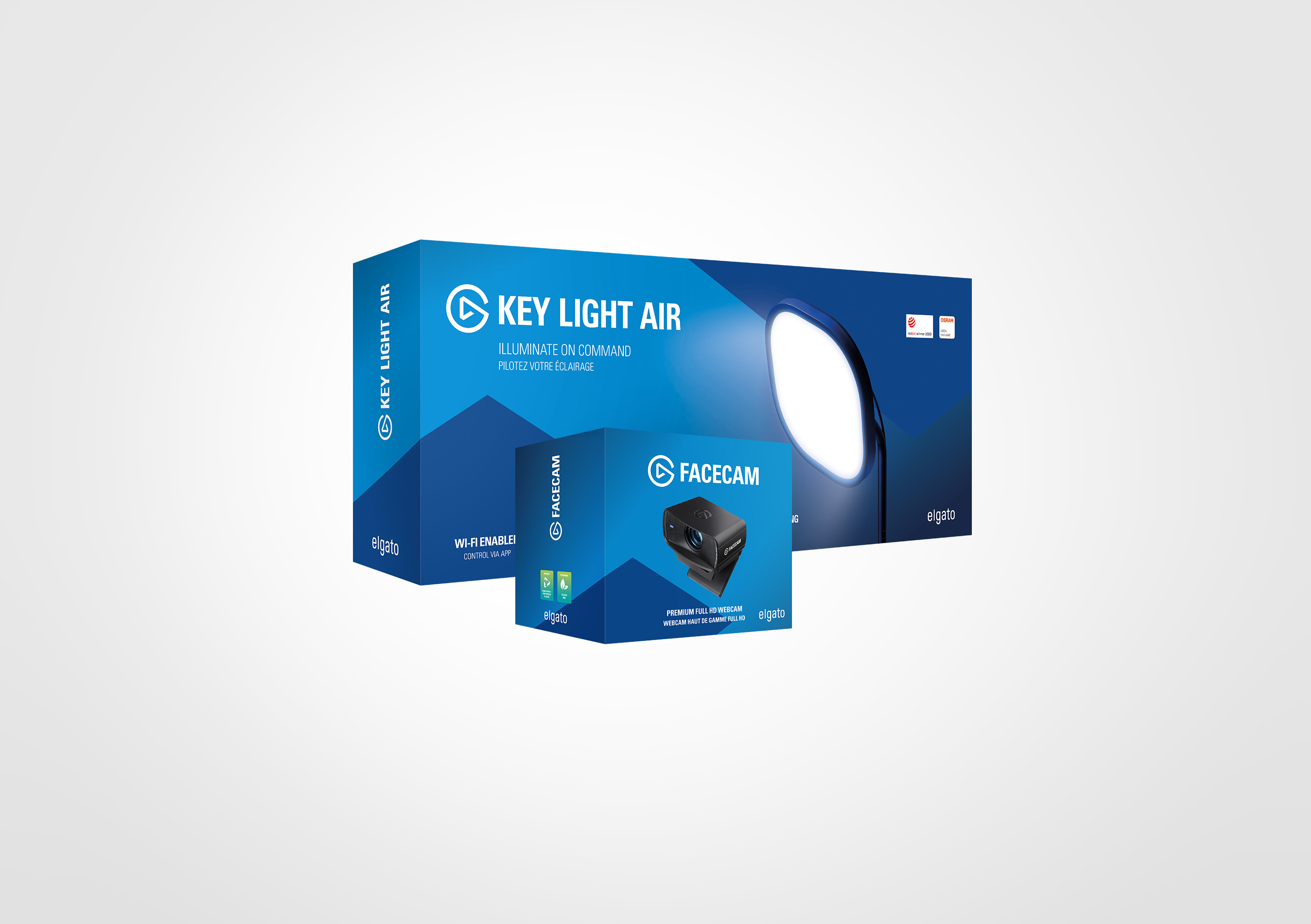 Facecam MK.2 + Key Light Air Bundle | Elgato